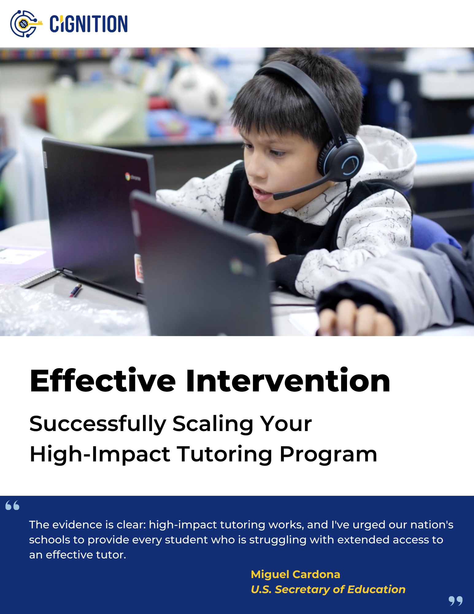 Virtual Tutoring Resources | Cignition